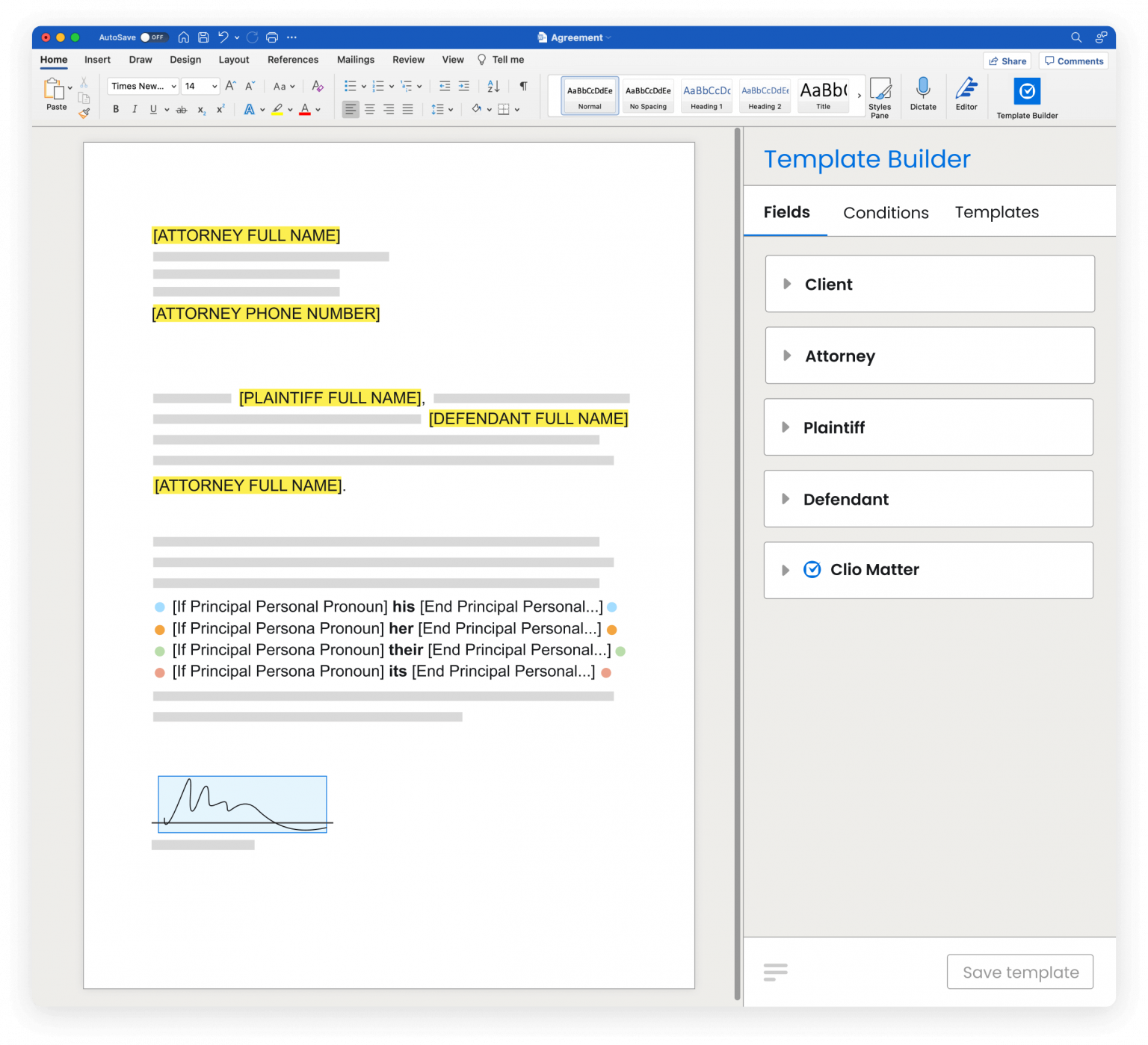 Clio Draft | Legal Document Drafting and Automation Software