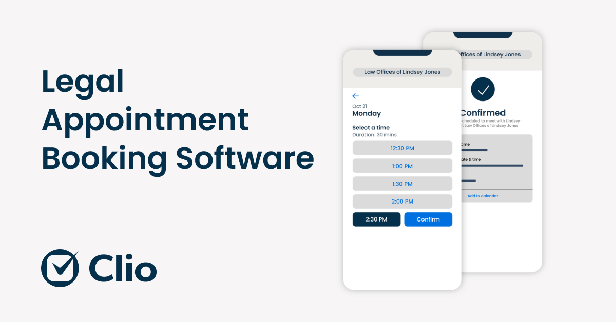Legal Appointment Booking Software | Clio UK