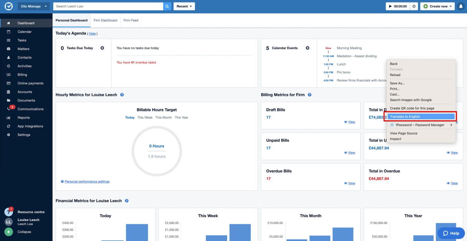 Clio Speaks Your Language: How to Translate Clio | Clio UK