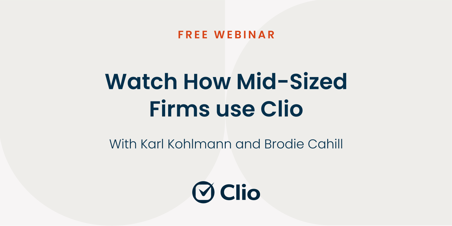 Watch How Mid-Sized Firms use Clio in EMEA | Clio UK