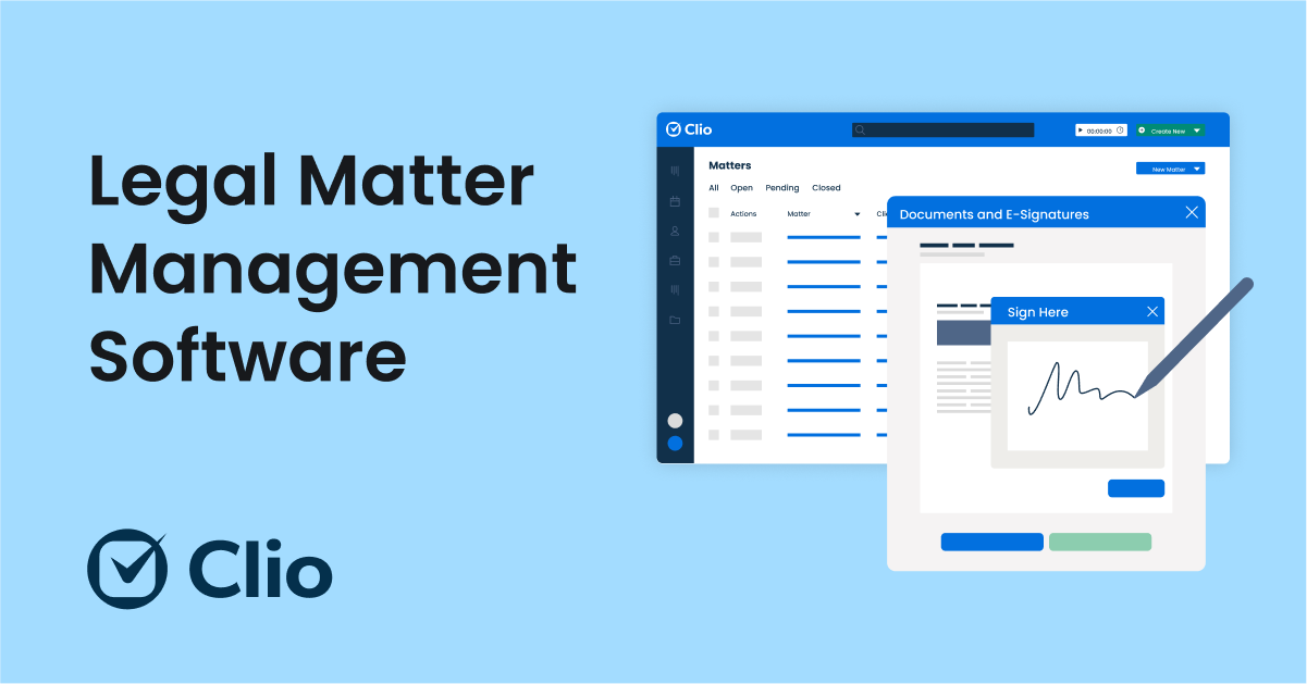 Legal Matter Management Software | Clio UK