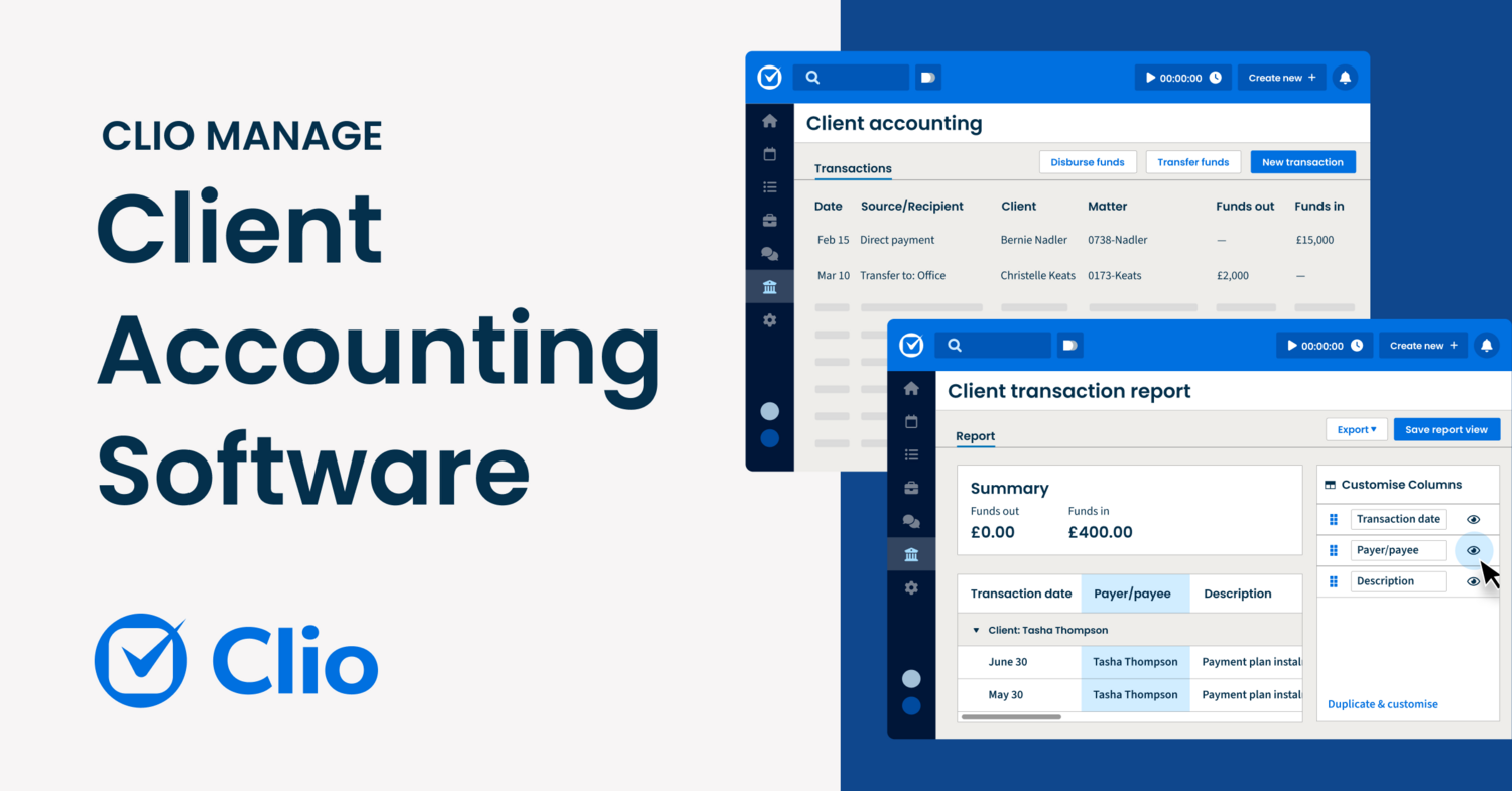 Client Accounting Software | Clio UK