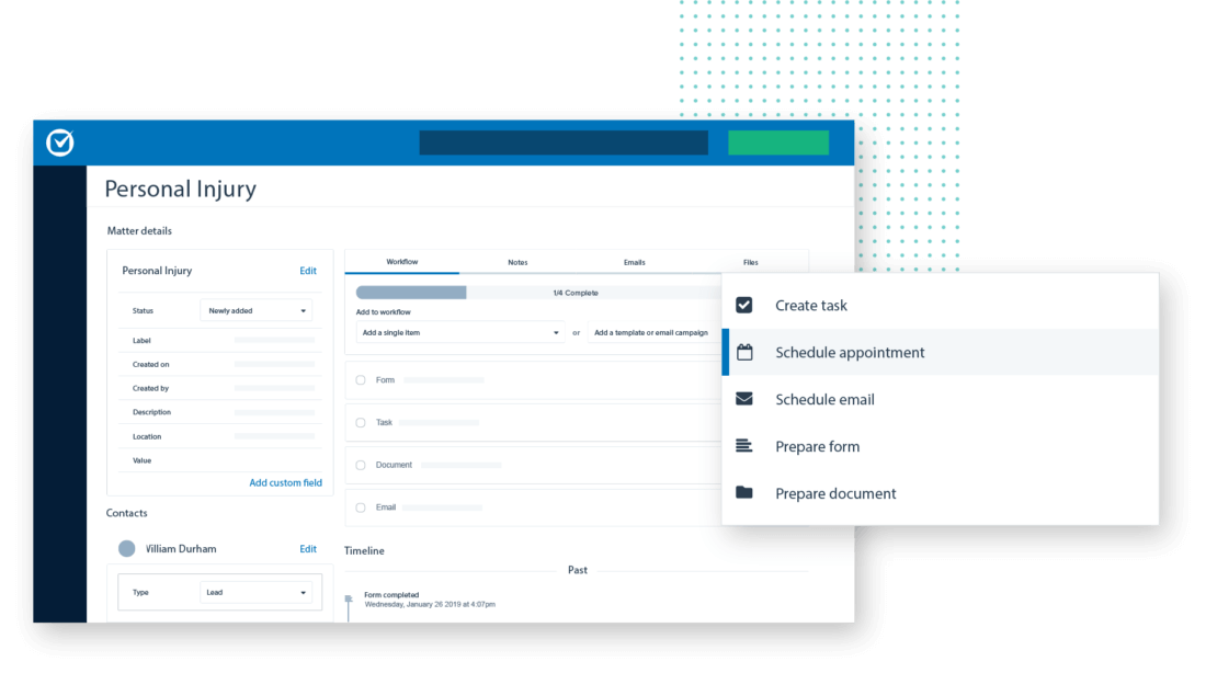 Workflow and Process Automation Software for Law Firms | Clio