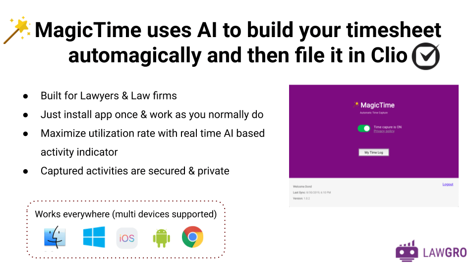 MagicTime for Clio Integration for Clio | Clio