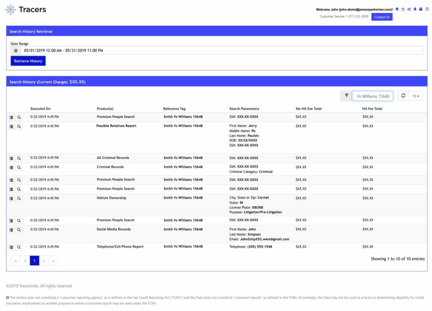 Tracers Integration for Clio | Clio