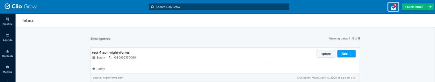 MightyForms Integration for Clio | Clio