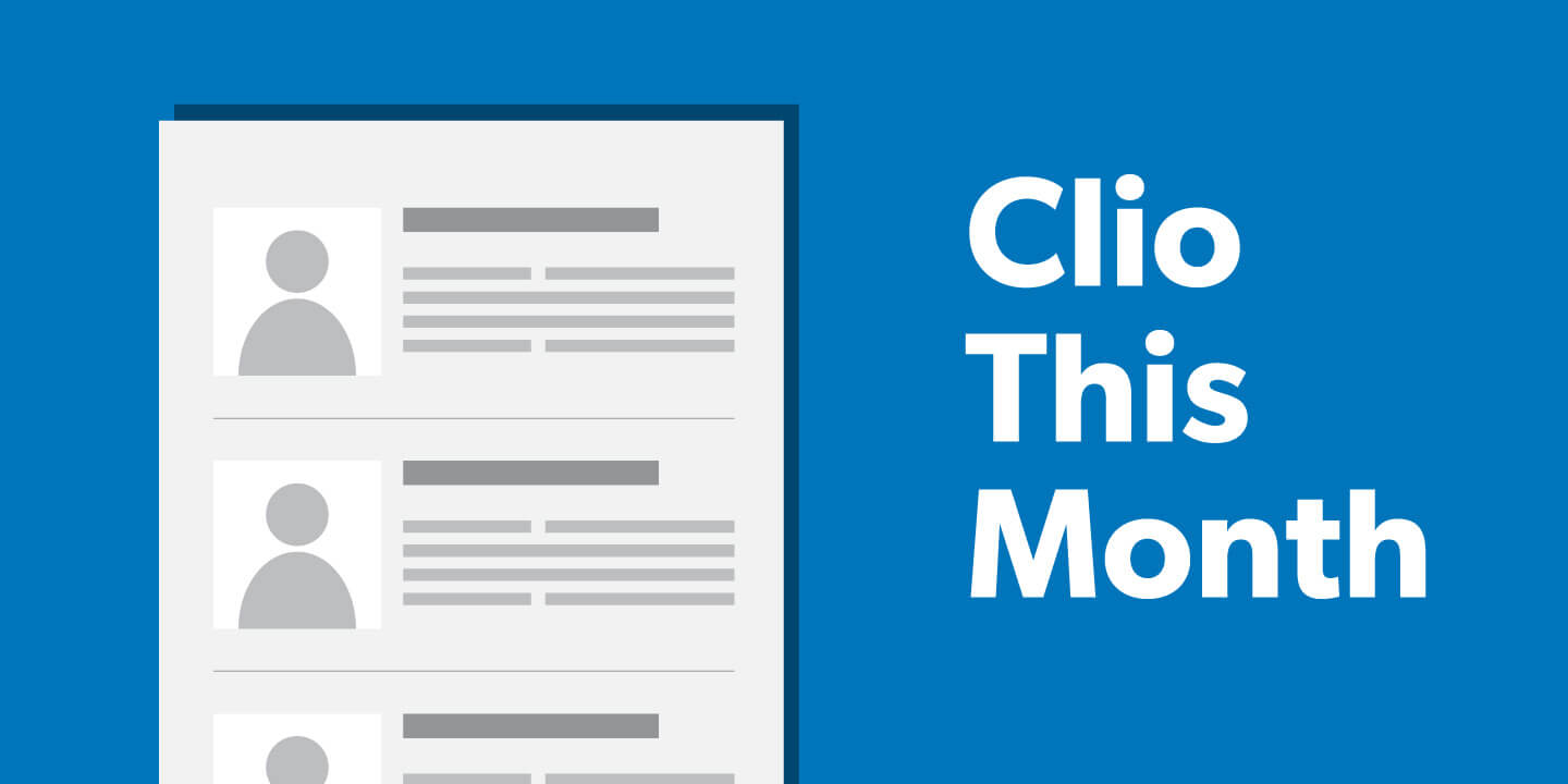 Clio This Month: Updated Intake Forms + Enhanced Security