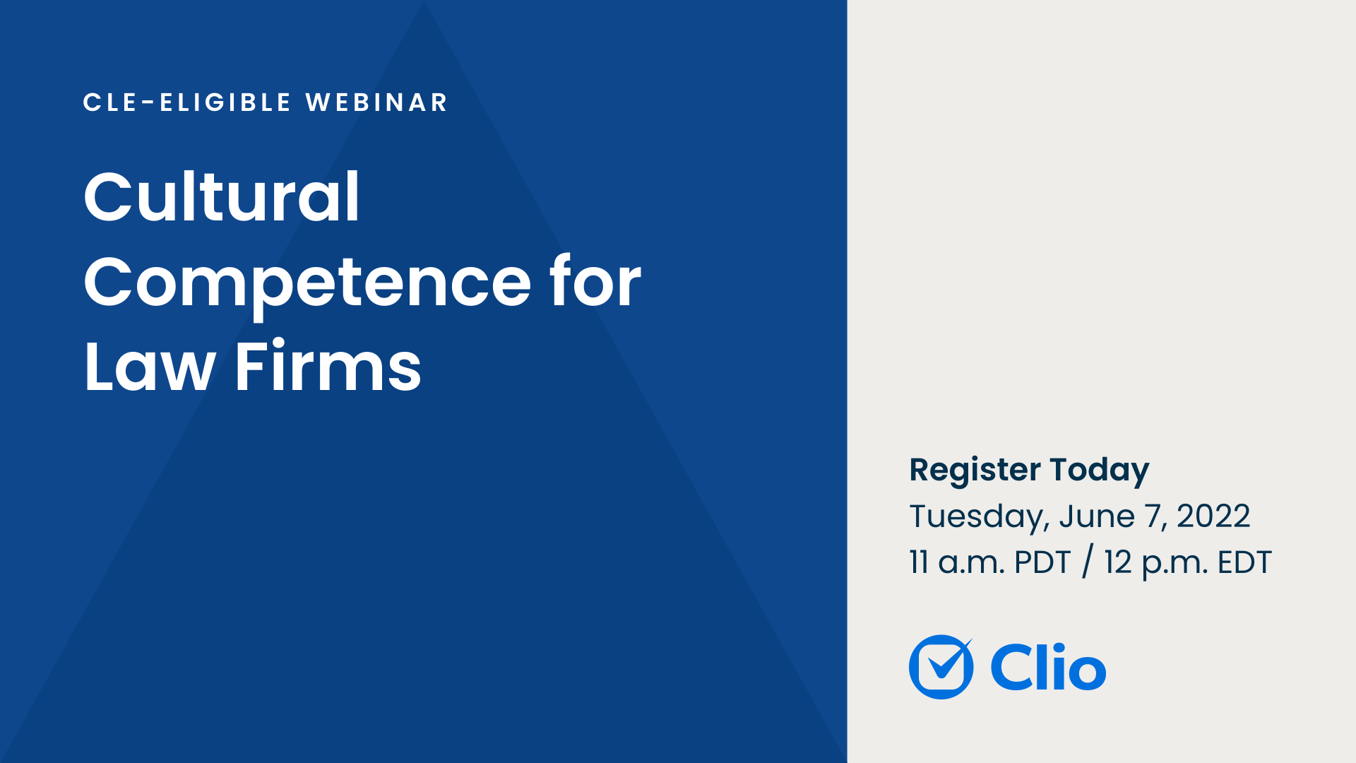 [CLE-Eligible Webinar] Cultural Competence for Law Firms | Clio