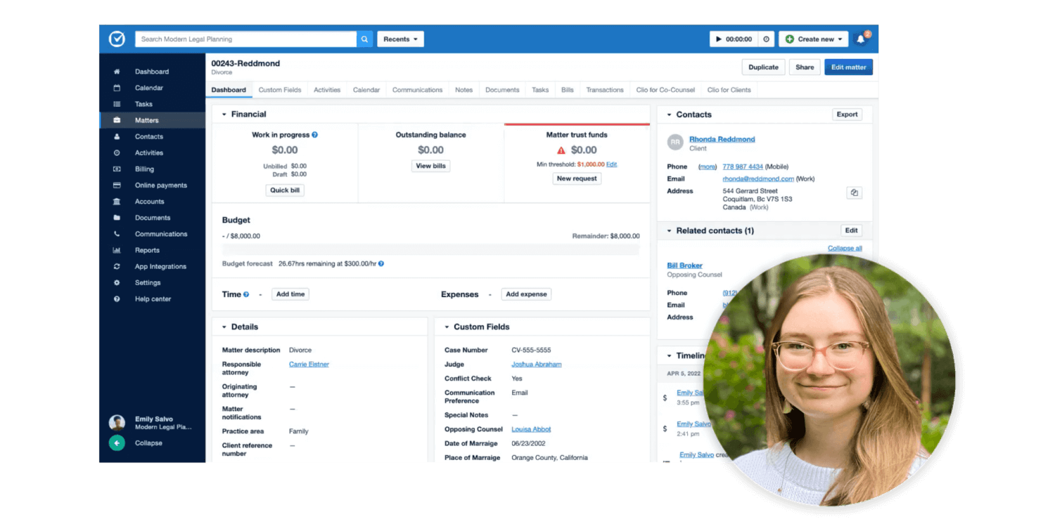 Legal Case Management Software for Attorneys & Law firms | Clio
