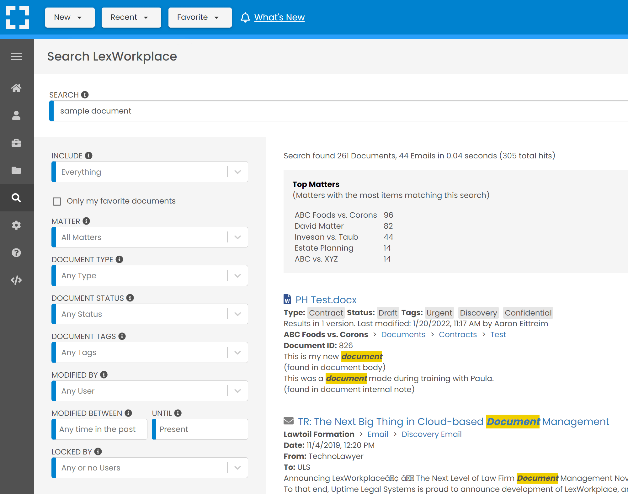 LexWorkplace Integration for Clio | Clio