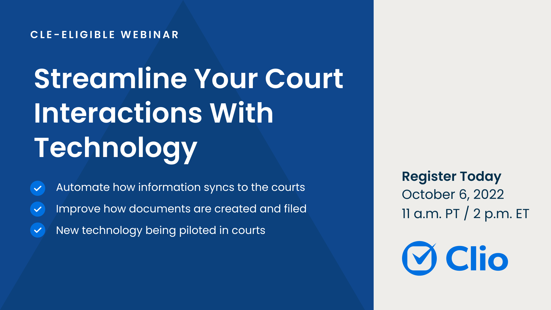 [CLE-Eligible Webinar] Streamline Your Court Interactions With ...