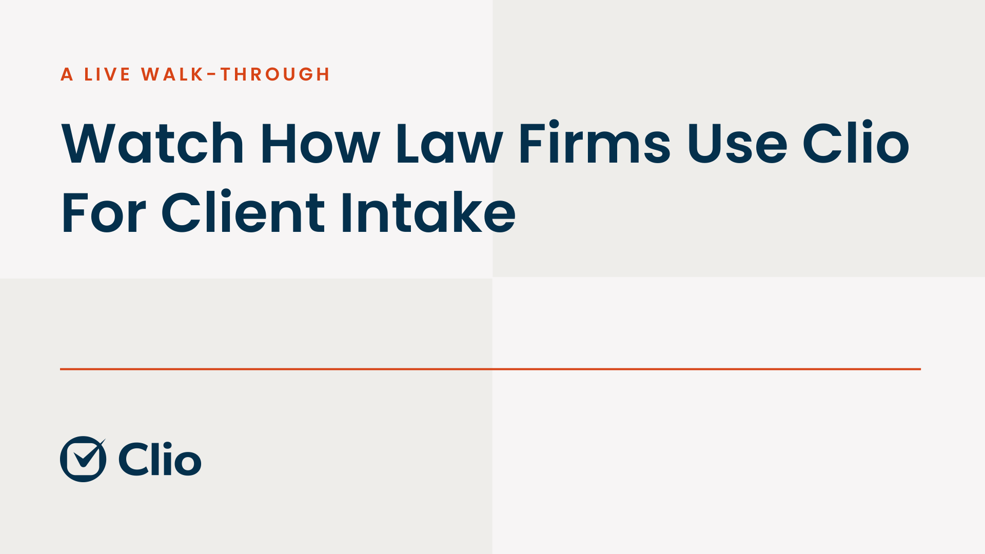 [Free Webinar] Watch How Law Firms Use Clio for Client Intake | Clio