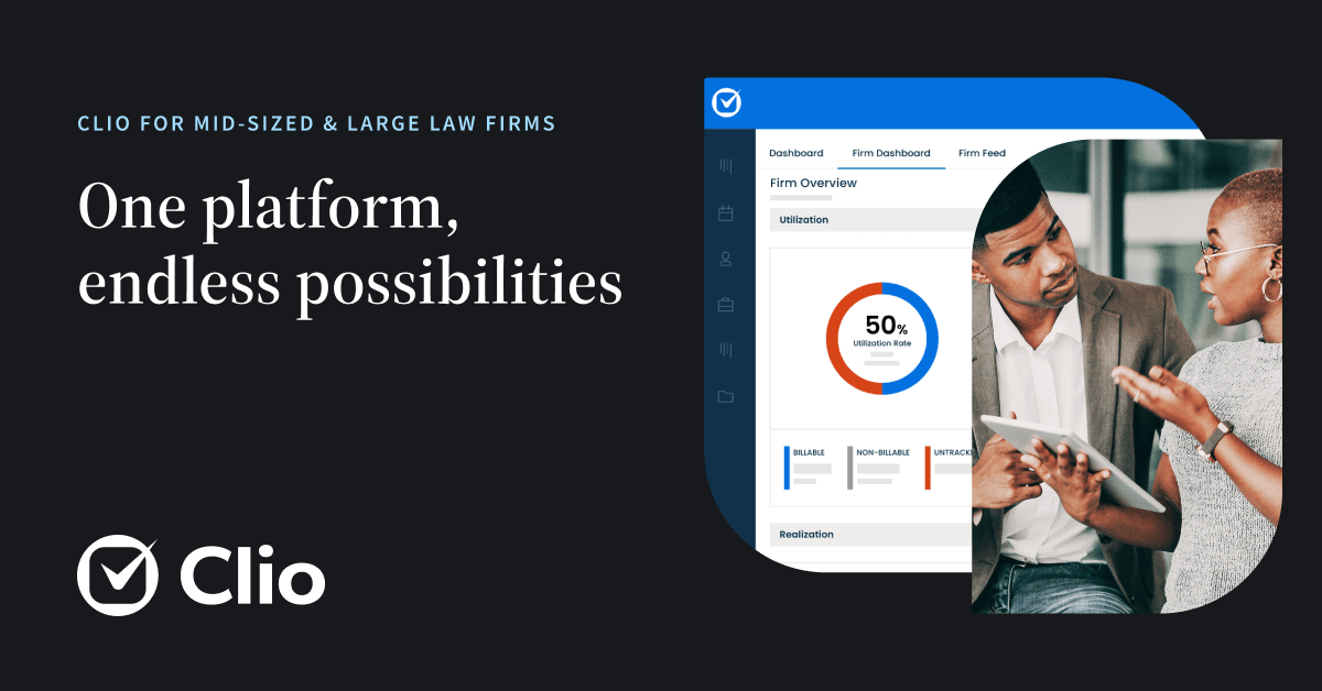 Clio’s Cloud-based Legal Software for Mid-Sized Law Firms | Clio