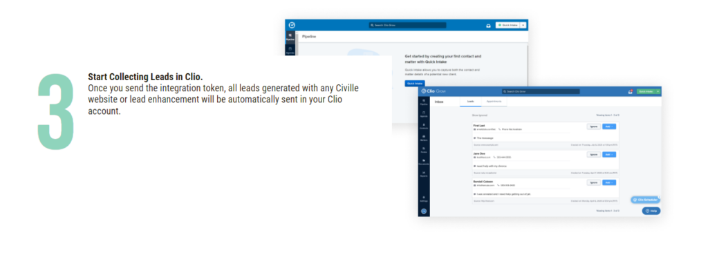 Civille Integration for Clio | Clio