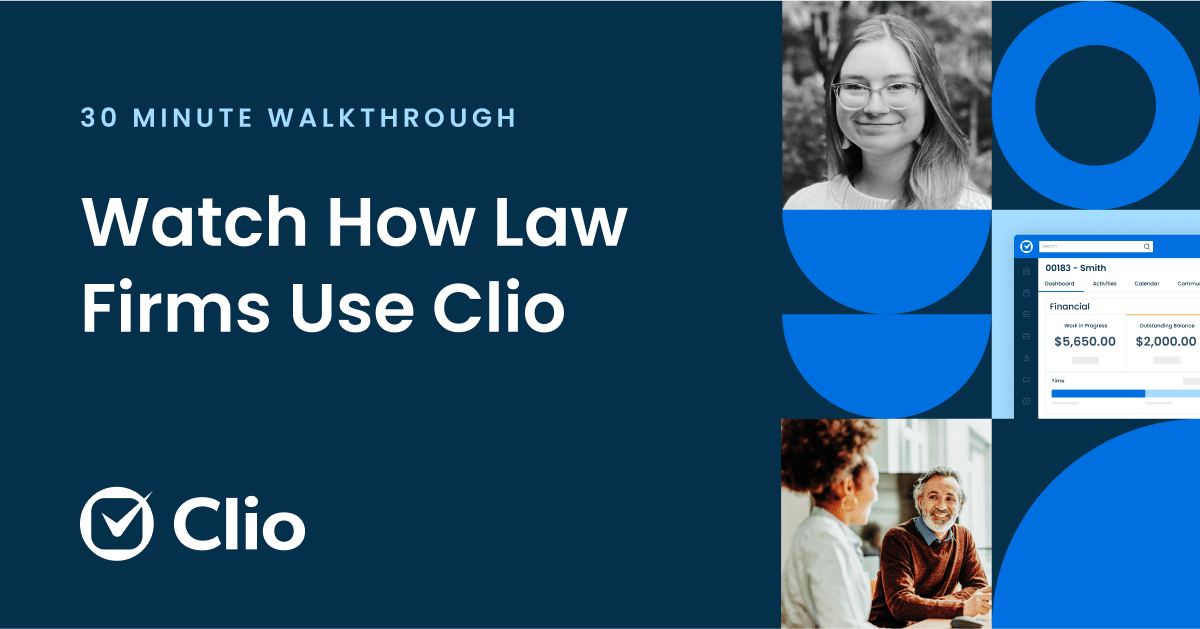 [Free Webinar] Watch How Law Firms Use Clio [August Series] | Clio