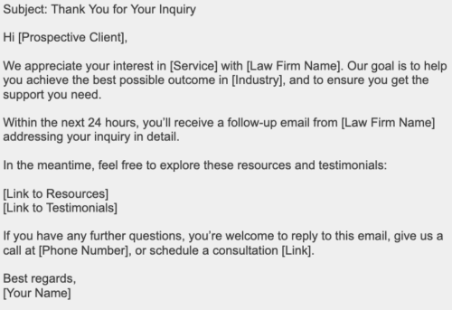 Law Firm Email Templates Every Lawyer Needs | Clio