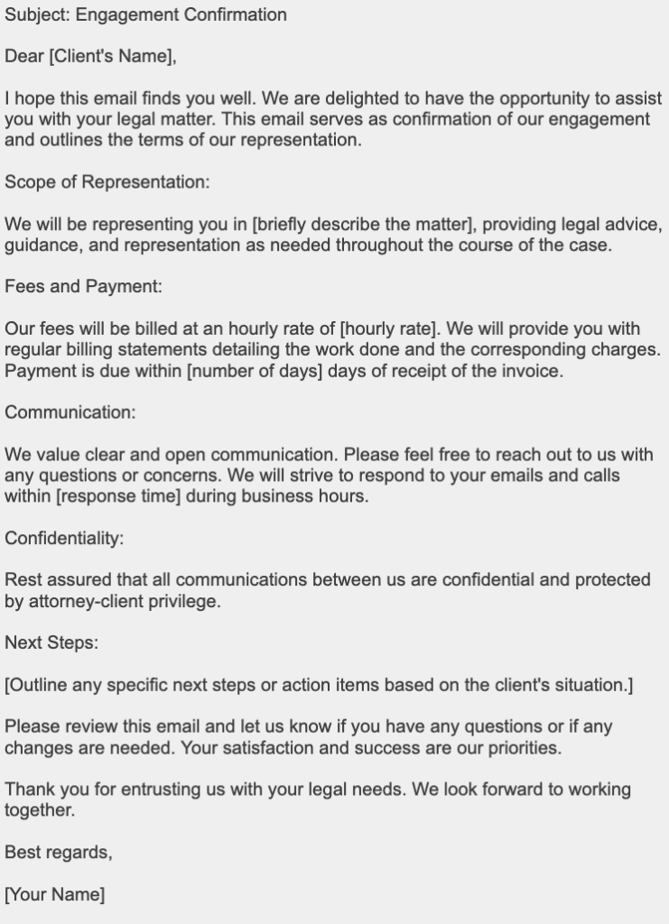 Law Firm Email Templates Every Lawyer Needs | Clio