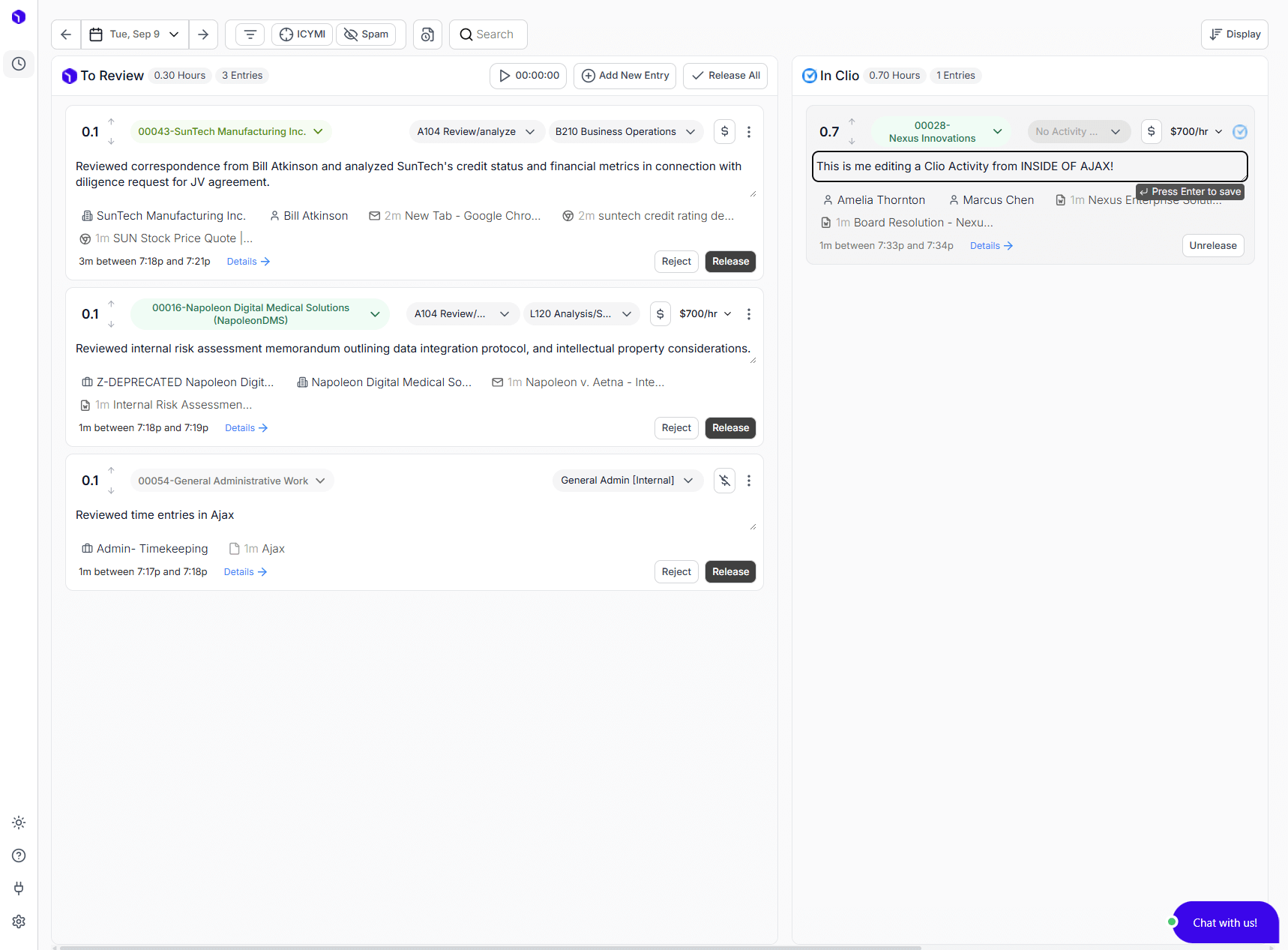 Ajax Integration for Clio | Clio