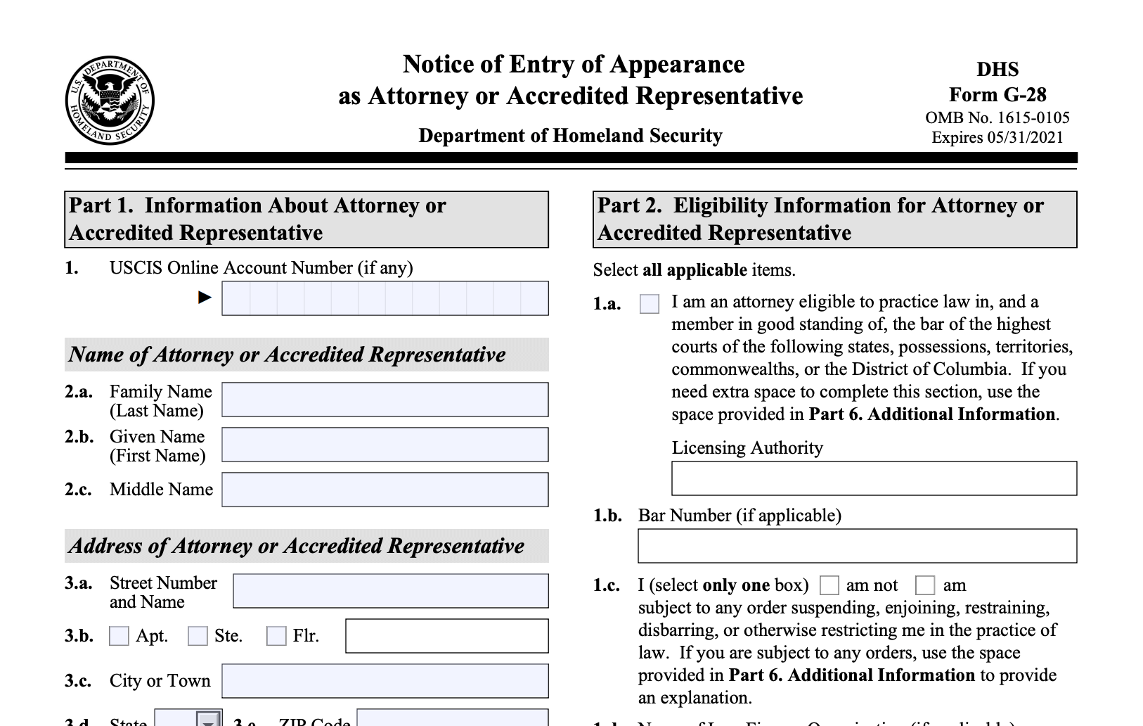 Form G-28: What It Is and How to Complete It (Download the Form)