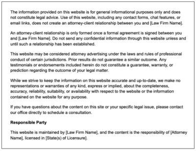 Legal Disclaimer Templates: A Complete Guide (With Samples)