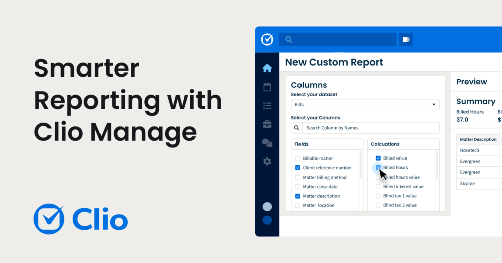 Smarter Custom Reporting for Law Firms with Clio Manage